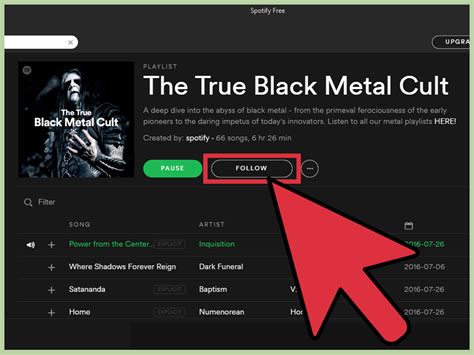 How To Follow A User On Spotify With Pictures WikiHow