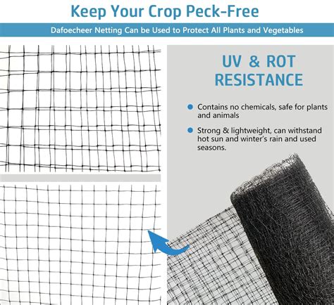 Bird Netting 7 X 100 Ft Heavy Duty Garden Netting Deer Fence Net For Vegetables