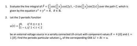 line integral over a path r askmath