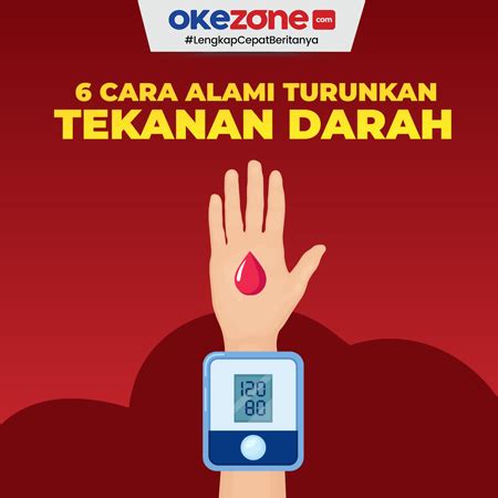 6 Cara Menurunkan Tekanan Darah Tanpa Obat 0 Foto Okezone Infografis