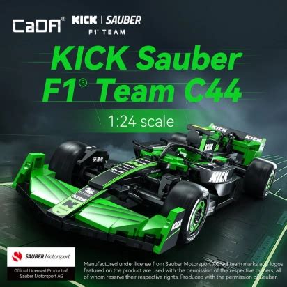 Cada Voitures 124 Kick Sauber F1 Team C44 C55032w 314 Pieces