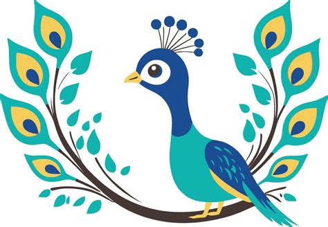 Peacock Border Vector Peacock Photo Decoration Stock Vector Images