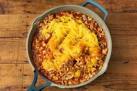 Spaghetti Squash Pizza Casserole Recipe Home Pressure Cooking