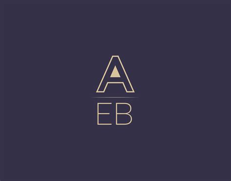 Aeb Letter Logo Design Modern Minimalist Vector Images Vector Art At Vecteezy