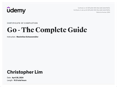 I Just Completed Go—the Complete Guide By Maximilian Schwarzmüller On