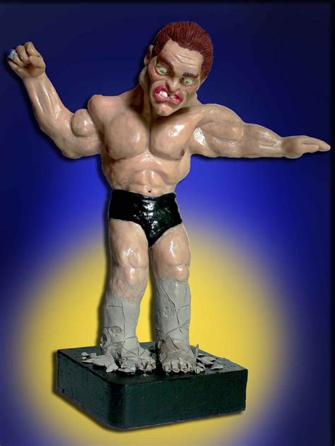 Arnold Schwarzenegger Caricature Statue Portrait