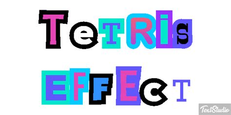 Tetris Effect Videogame Animated  Logo Designs