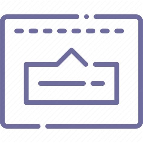 Grid Links Popup Wireframe Icon