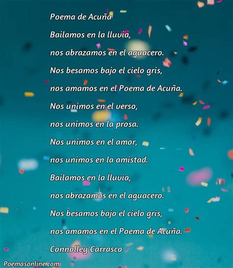 Cinco Poemas de Acuña Poemas Online