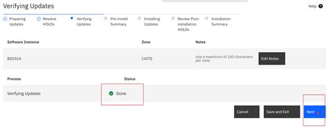 13 the pre install summary displays the ptfs to be