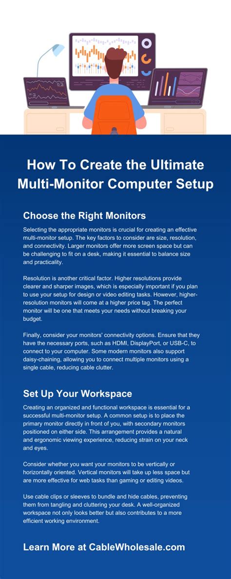 How To Create The Ultimate Multi Monitor Computer Setup