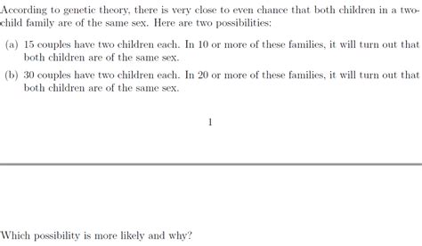 solved according to genetic theory there is very close to