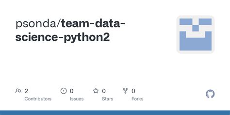 Github Psondateam Data Science Python2
