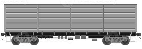 Freight Boxcar Wagon With Coal 35743338 Png