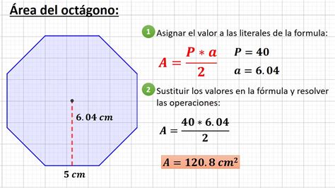 Área Y Perímetro De Un Octágono Regular Explicados