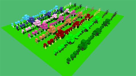 Low Poly Tree Pack Download Free 3d Model By Angry Godot Engine