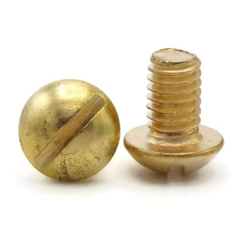 Tornillo Bronce Redonda 3 161 Pulgadas Por 10 Unid BULPLUS