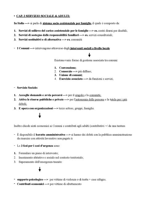 Riassunto Capitoli Più Importanti Docsity