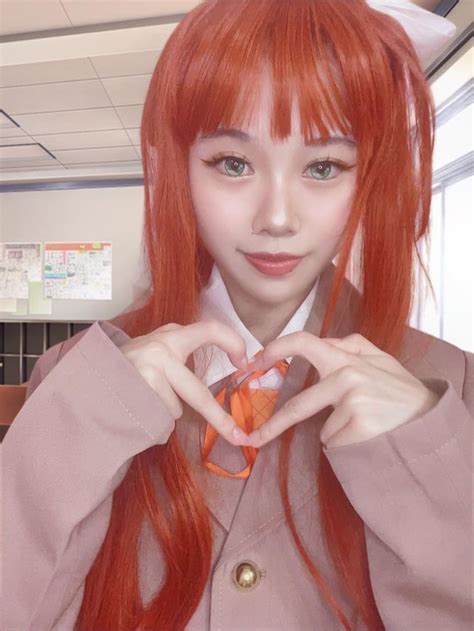 Monika From Doki Doki Literature Club Rcosplay