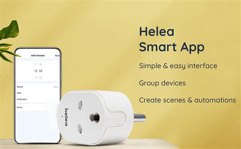 Helea 16a Smart Plug Pebble Helea 16a Smart Plug Pebble