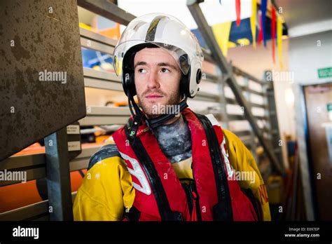 A Rnli Royal National Lifeboat Institution Volunteer Crew Member