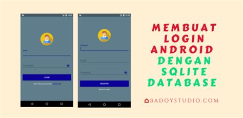 30 Menit Membuat Login Android Dengan Sqlite Database