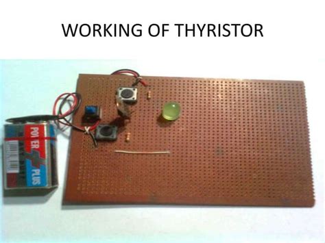 Thyristors And Its Series And Parallel Combinations Pptx