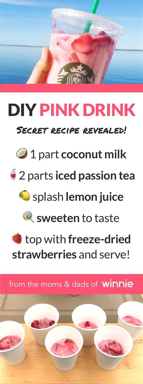 How To Make A Pink Drink From Starbucks Recipe How To Make Starbucks