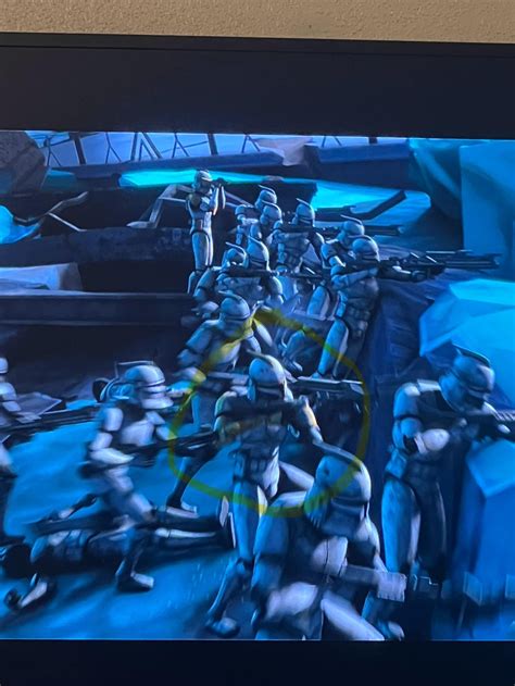 I Just Noticed This 212th Clone While I Was Watching The Clone Wars