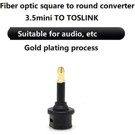 Toslink Female To Mm Mini Male Optical Audio Connector Adapter