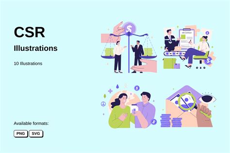 Csr Illustration Pack 10 Free Download Business Illustrations Iconscout