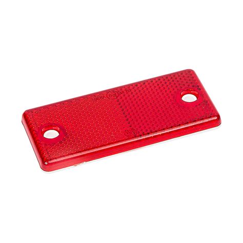 Rectangular Red Reflector Stedall Commercial Vehicle Components