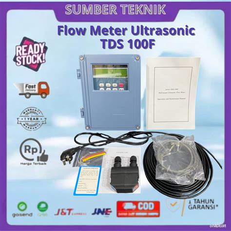 Jual Flow Meter Ultrasonic Tds 100f Transducer 50 700mm Flowmeter