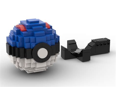 Lego Moc Pokemon Greatball By Jedi Plb Rebrickable Build With Lego