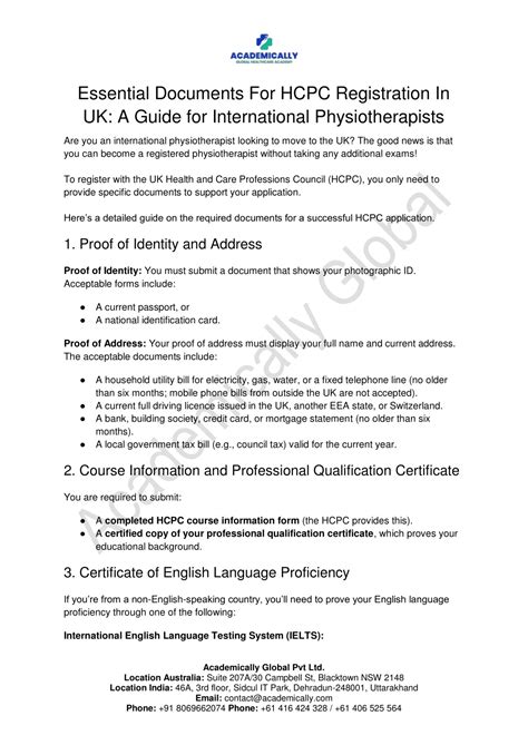 Ppt Essential Documents For Hcpc Registration In Uk A Guide For Ppt Essential Documents For Hcpc Registration In Uk A Guide For