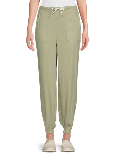 Time And Tru Womens Drawstring Knit Pants