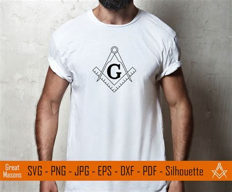 Freemasons Square And Compasses Symbol Svg File Great Masons Etsy