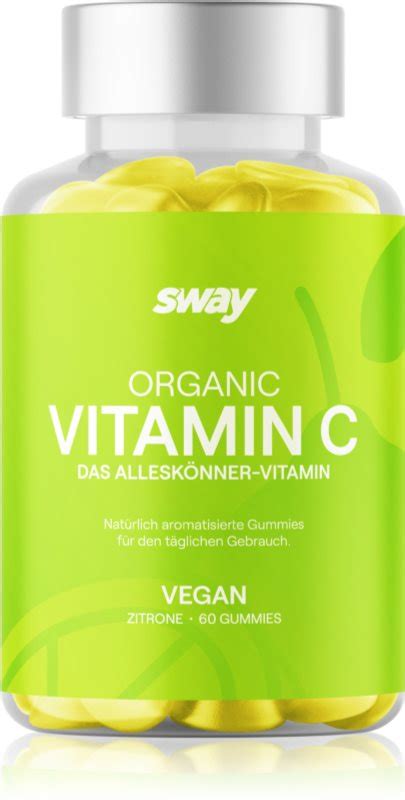 sway Organic vitamin C Weichkapseln zum Kauen zur Stärkung des