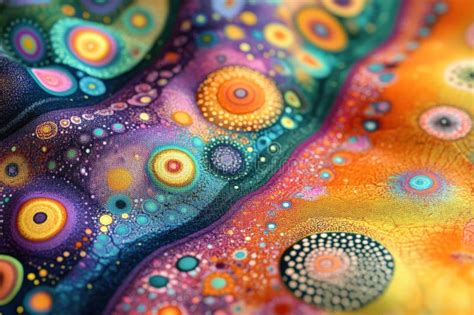 Vibrant Abstract Artwork With Circular Patterns Stock Image Image Of Colors Creative 350434571