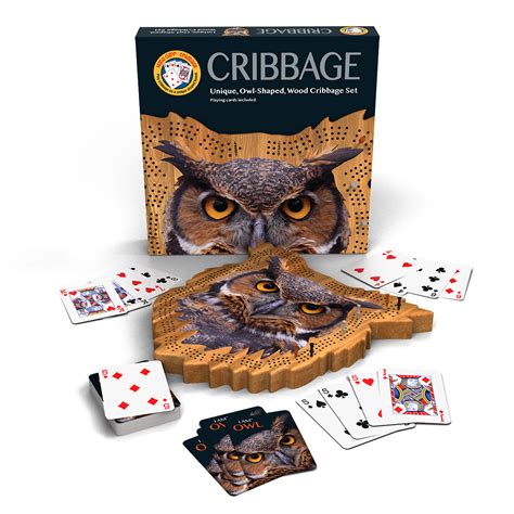 Owl Cribbage Set Madd Capp Games