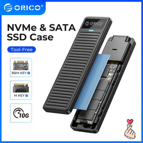 ORICO M 2 Dual Protocol NVMe SATA SSD Enclosure 10Gbps USB3 2 Gen2 M2