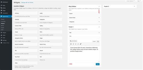 How To Add Wordpress Widgets To Your Site Wpklik