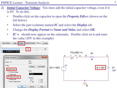 Ppt Pspice Lecture Transient Analysis Powerpoint Presentation Free