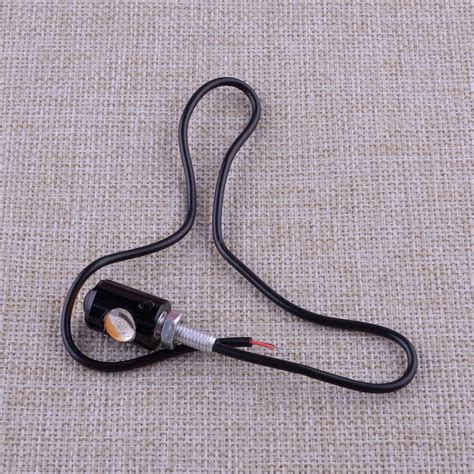4x Universal Motorcycle Mini Led Turn Signals Indicator Amber Blinker