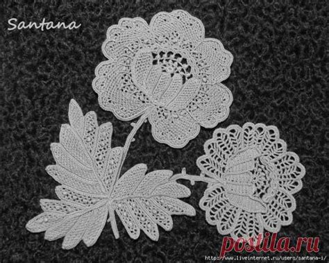 Розы мотивы ирландского кружева ирландское кружево Постила