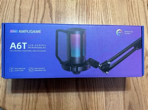 Review Fifine Ampligame A6T USB Gaming Microphone Kit