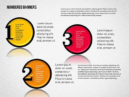 Round Text Boxes With Numbers Presentation Template For Google Slides And PowerPoint
