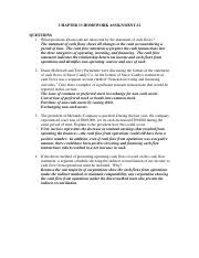 Chapter13Homework 2Solutions CHAPTER 13 HOMEWORK ASSIGNMENT 2