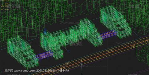 现代公寓楼商业楼度假酒店会所3d模型其他建筑模型下载 摩尔网cgmol