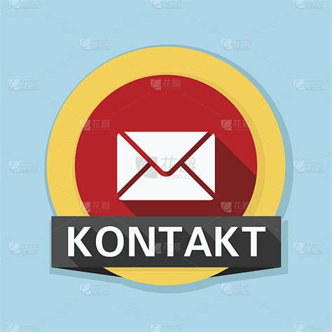 邮件联络按钮图示非英文文字 联络